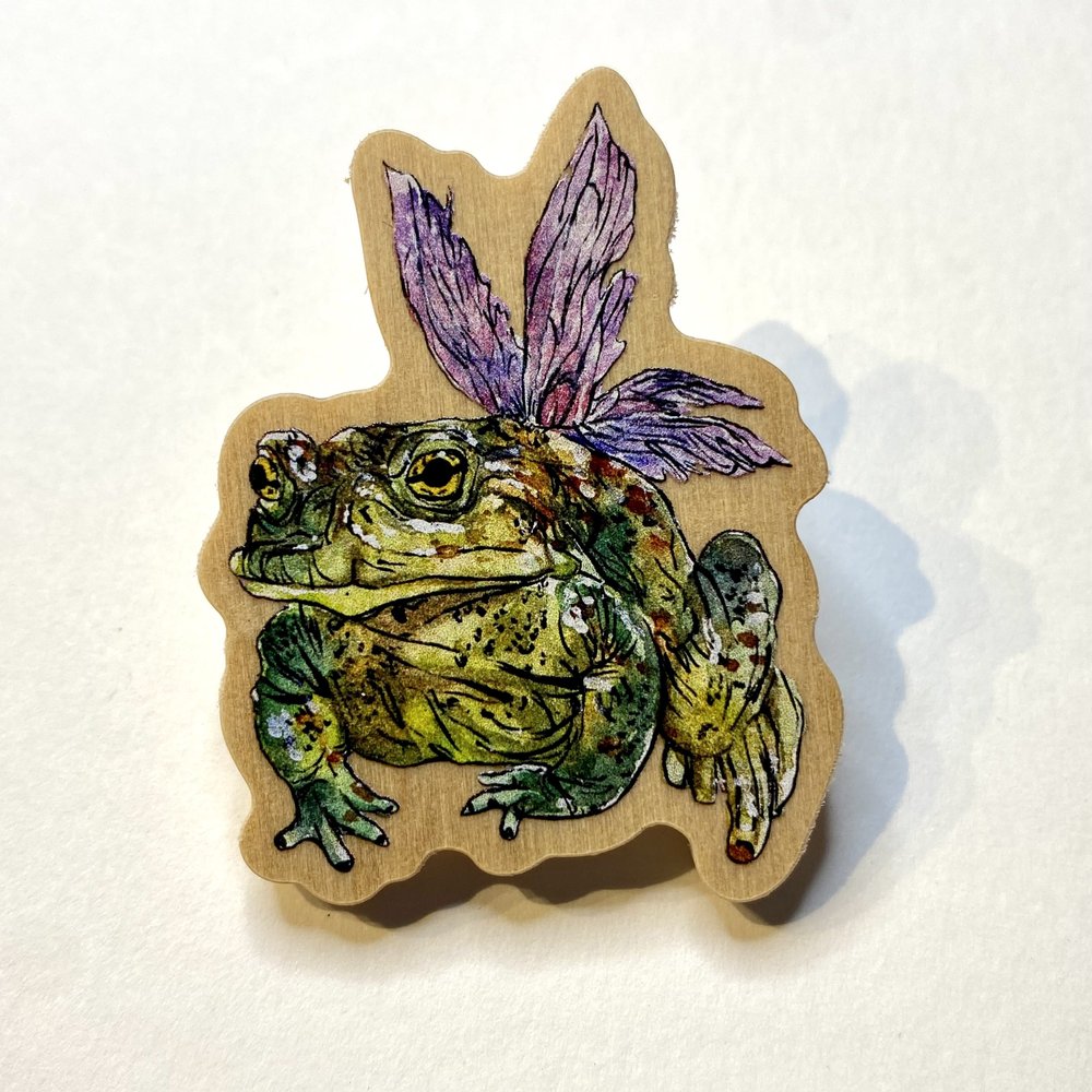 Toad Fairy Pin – Aquabun